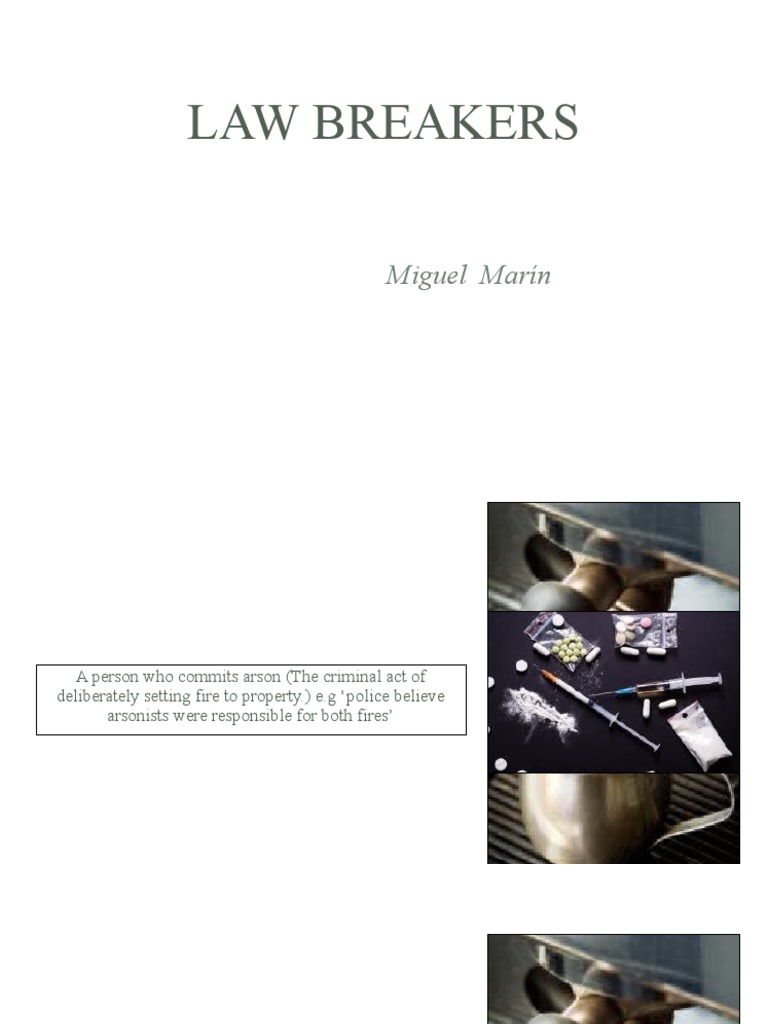 Law Breakers Part 1 | PDF | Burglary | Arson