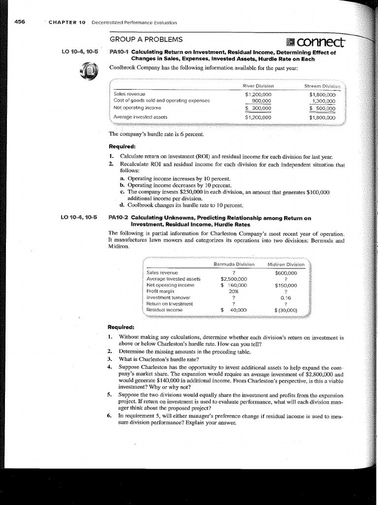 Chapter 10 Exercises Part 2 | PDF