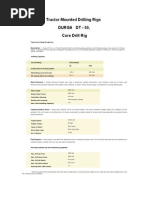 Sandvik DU311 Orion Spec Sheet | PDF | Drill | Pump
