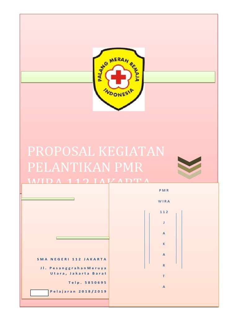 Proposal Pelantikan Anggota PMR Wira | PDF