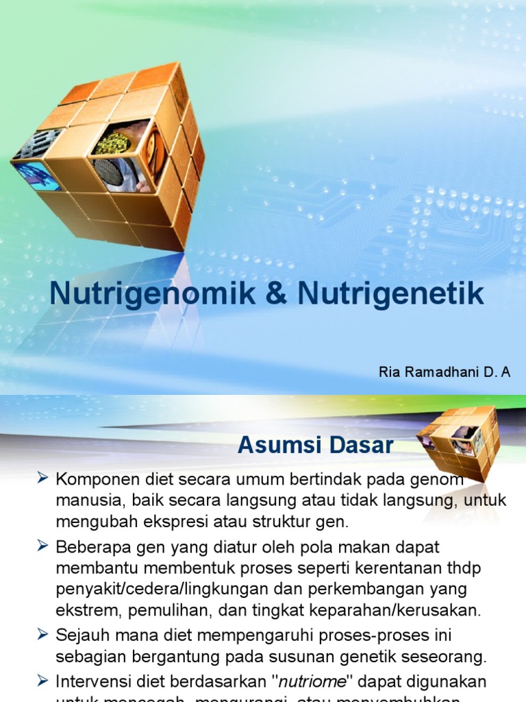 Nutrigenomik & Nutrigenetik Kuliah | PDF