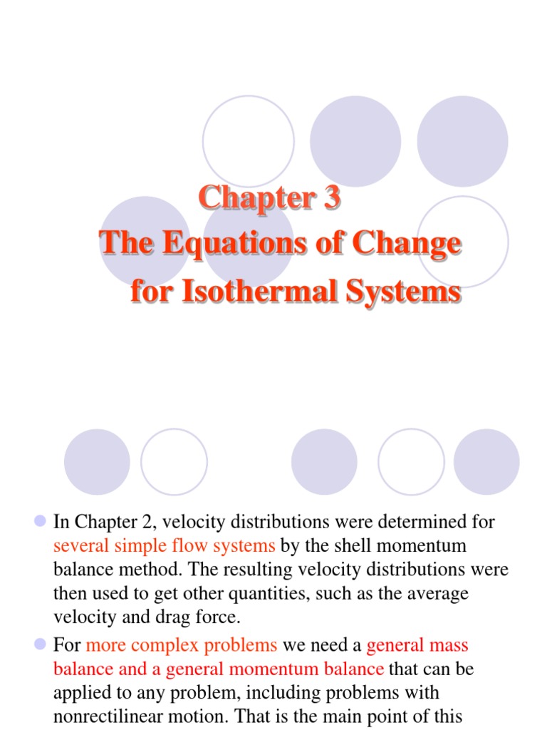 Equations of Change | PDF | Fluid Dynamics | Fluid Mechanics