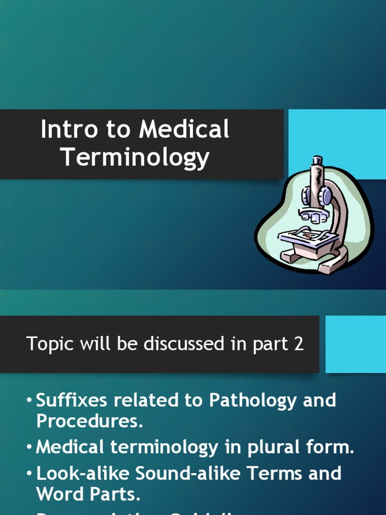 Medical Terminology Basics Explained | PDF | Mucus | Pathology