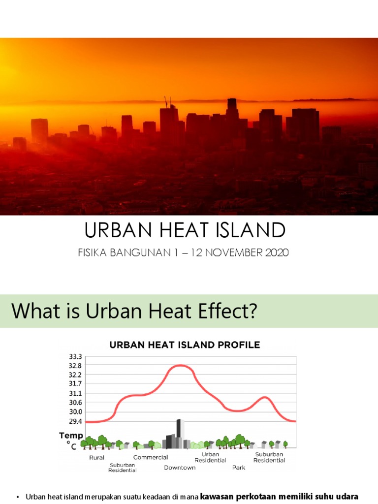 Modul - Urban - Heat - Island - 2020 - ARSITEKTUR UKDW | PDF