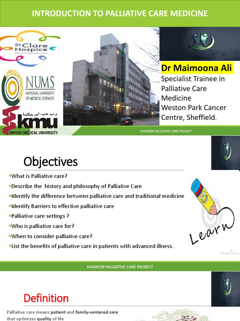 Dr. Maimoona Ali | PDF | Palliative Care | Medicine