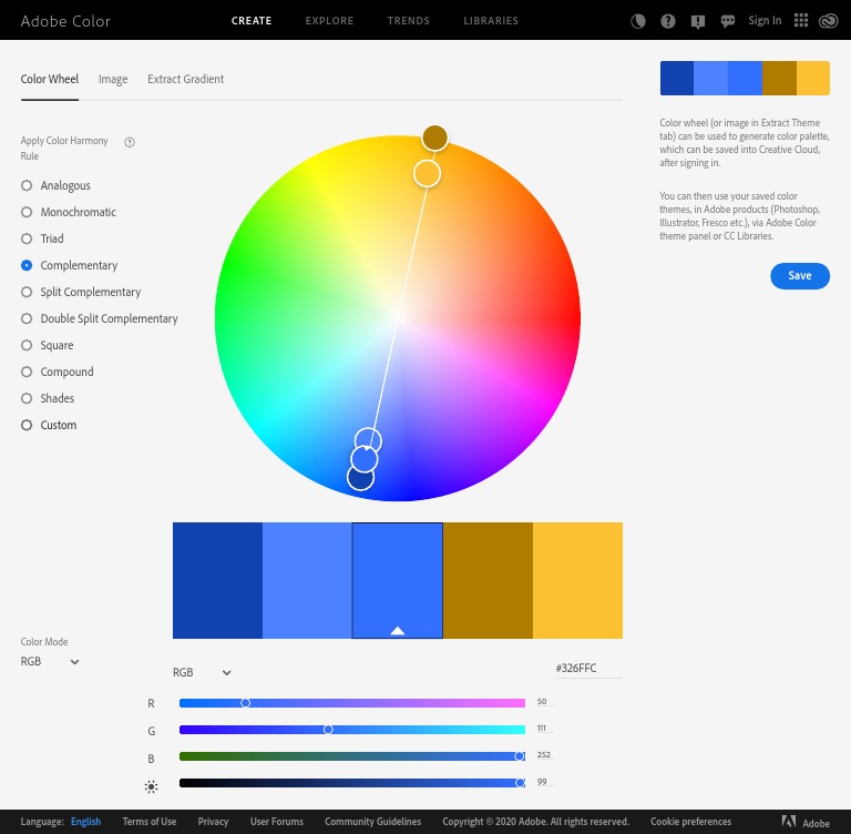 Color Wheel, A Color Palette Generator Adobe Color | PDF | Adobe ...