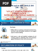 Dole Do 198-2018 | PDF | Occupational Safety And Health | Personal ...