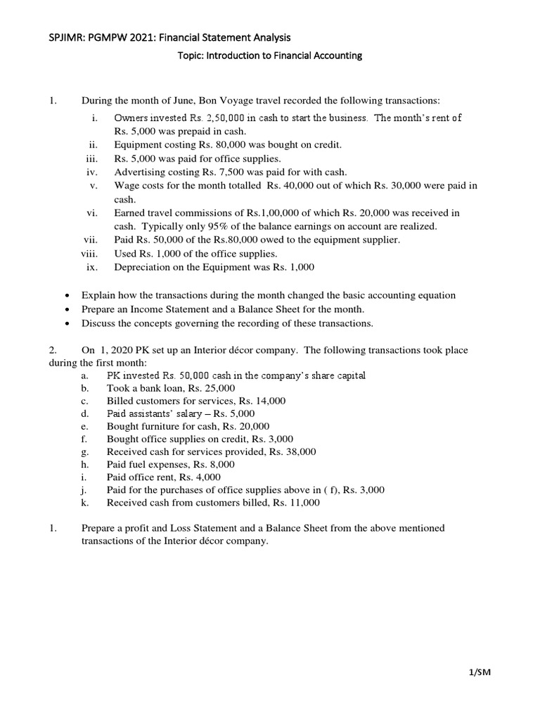 Work Sheet Class 1 | PDF