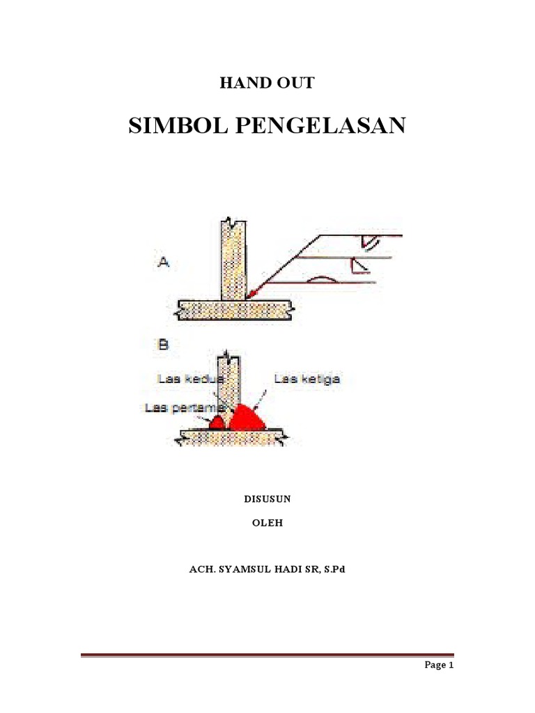 Simbol Pengelasan dan Standarisasinya | PDF