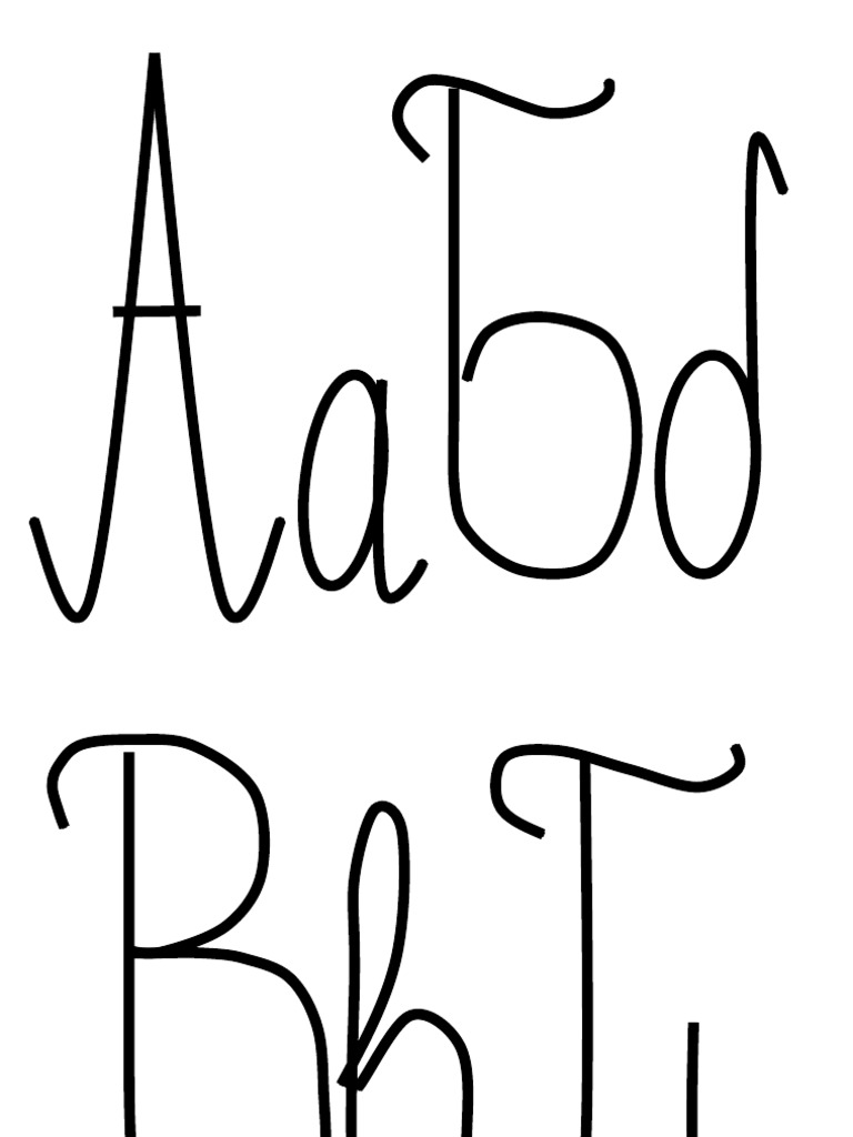 Rakopisni Bukvi-Kirilica | PDF