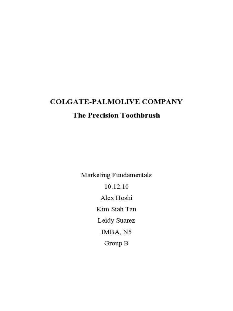 Colgate Case | PDF | Retail | Brand