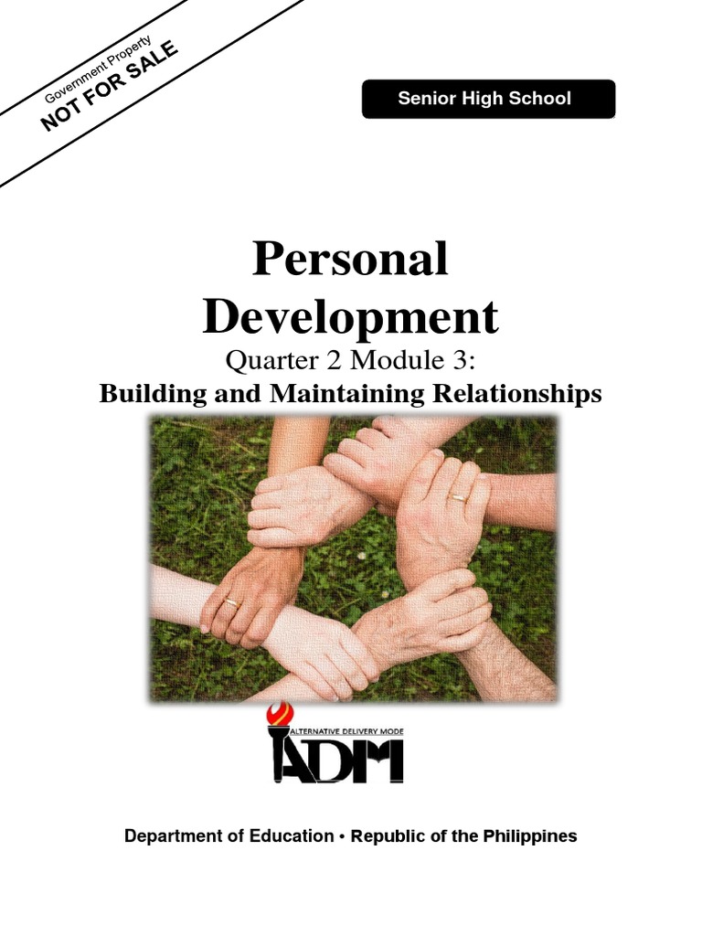 Personal Development: Quarter 2 Module 3 | PDF | Family | Friendship