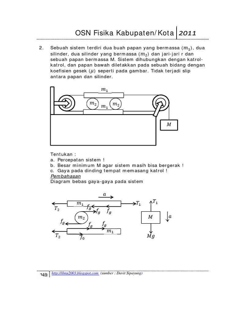 Osk Fisika 2011 Soal 2 | PDF