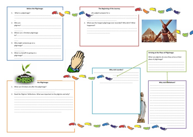 Pilgrim's Worksheet | PDF | Pilgrimage | Pilgrim