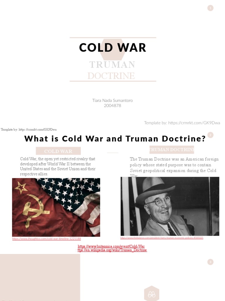 Cold War: Truman Doctrine | Download Free PDF | Cold War | Global Politics