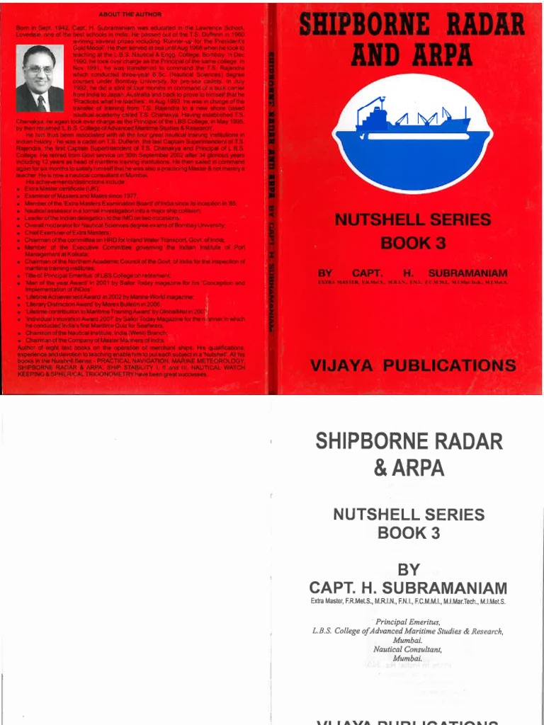 Shipborne Radar and ARPA, H. Subramaniam, 2010 | PDF