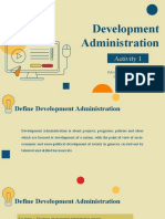 Development Administration | PDF | Economic Development | Public ...