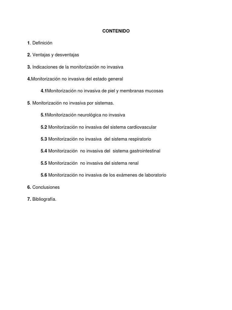 Monitorización No Invasiva.. | PDF | Presión sanguínea | Corazón