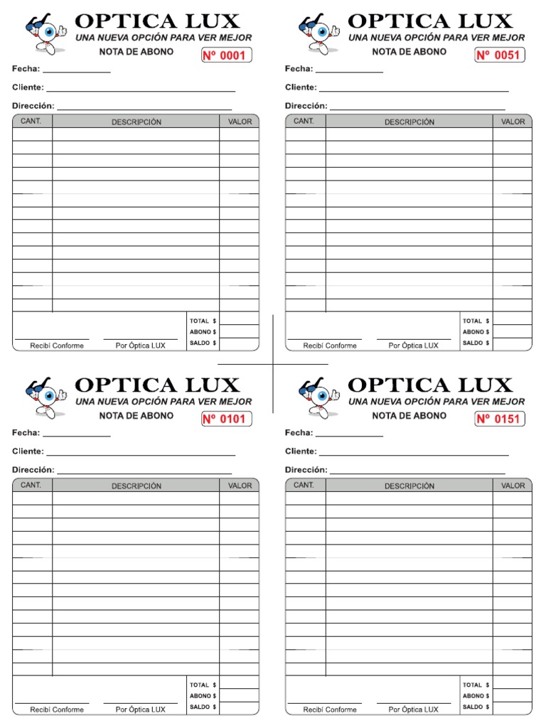 Optica Lux Factura Aono | PDF