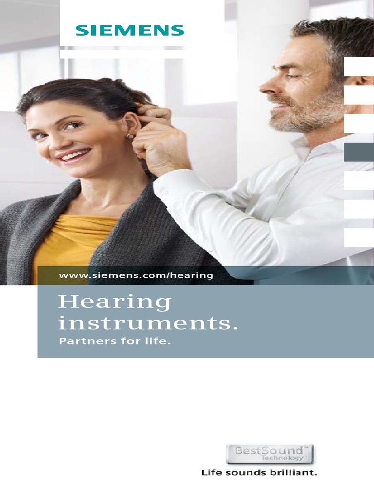 Hearing Instruments.: Partners For Life | PDF | Hearing Aid | Science