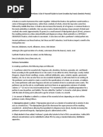 The Chemistry of Perfumes | PDF | Perfume | Ester