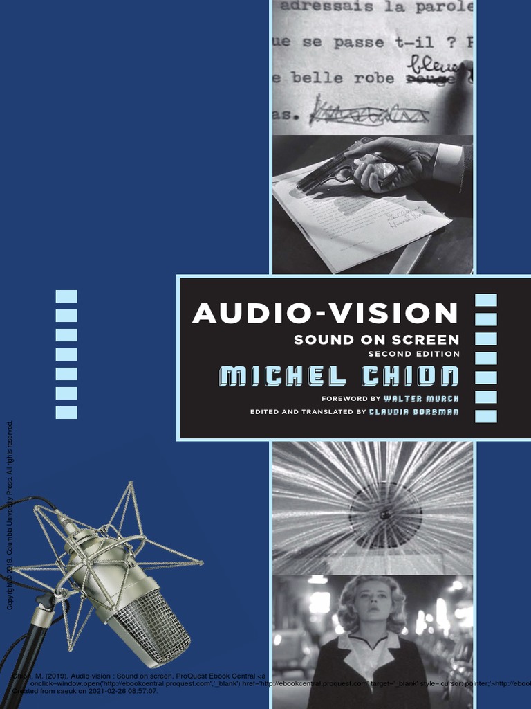 Audio-Vision Sound On Screen - (Intro) | PDF | Publishing | Books