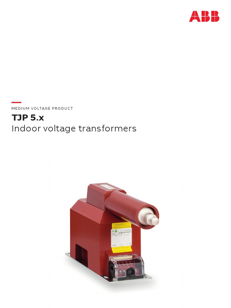 TJP 5.x - 1VLC000534 Rev.4, en | PDF | Transformer | Ac Power Plugs And ...