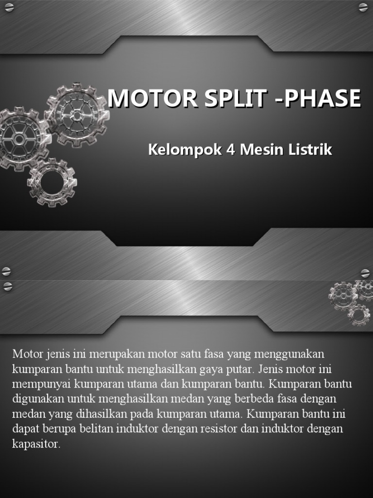 MOTOR SPLIT-FASE | PDF