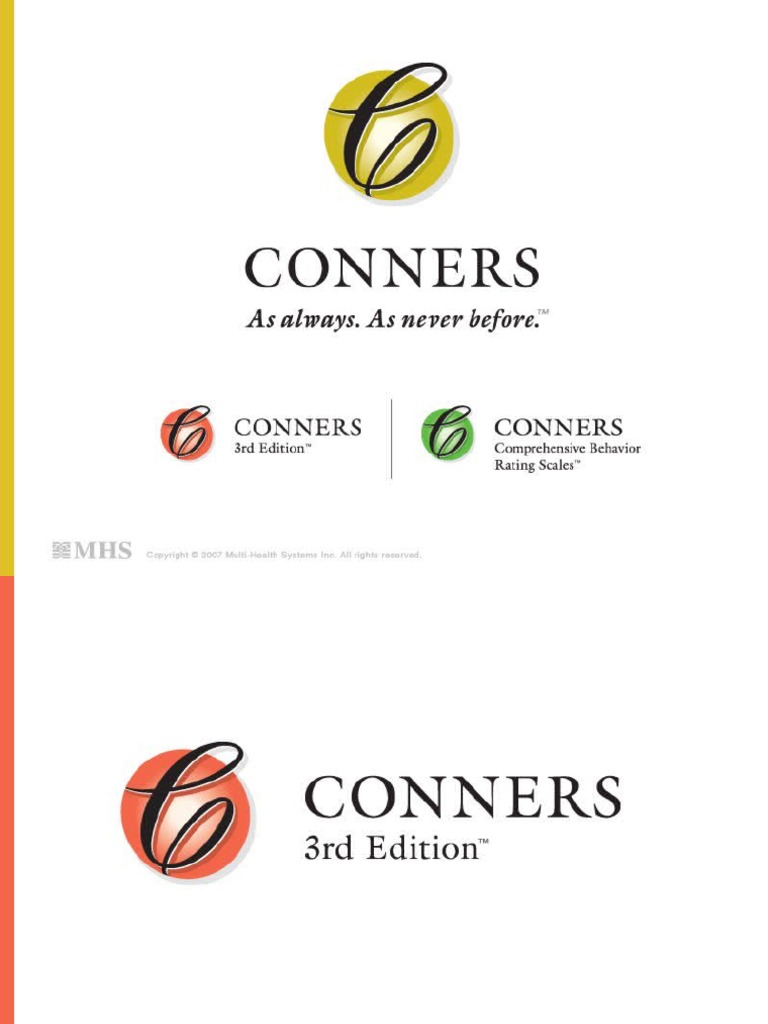 Conners Presentation | PDF | Impulsivity | Attention Deficit ...