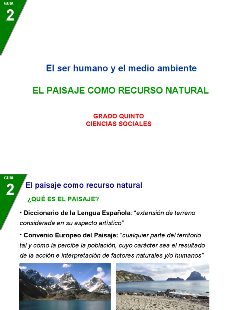 Sociales Clase 2 - Quinto | PDF | Terreno | Paisaje