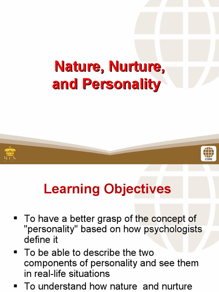 Nature, Nurture, and Personality | PDF | Nature Versus Nurture | Thought