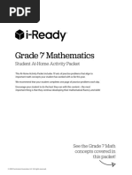 Grade 7 Mathematics | PDF | Mean | Summation