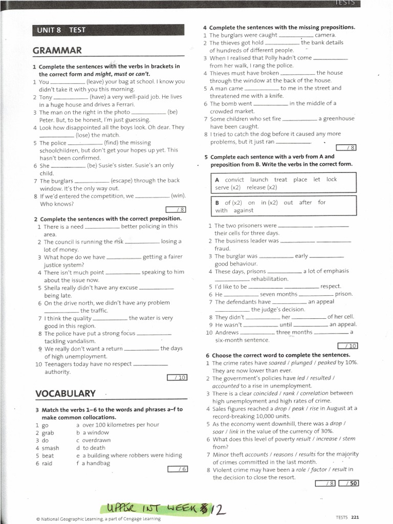 Unit 8 Test | PDF