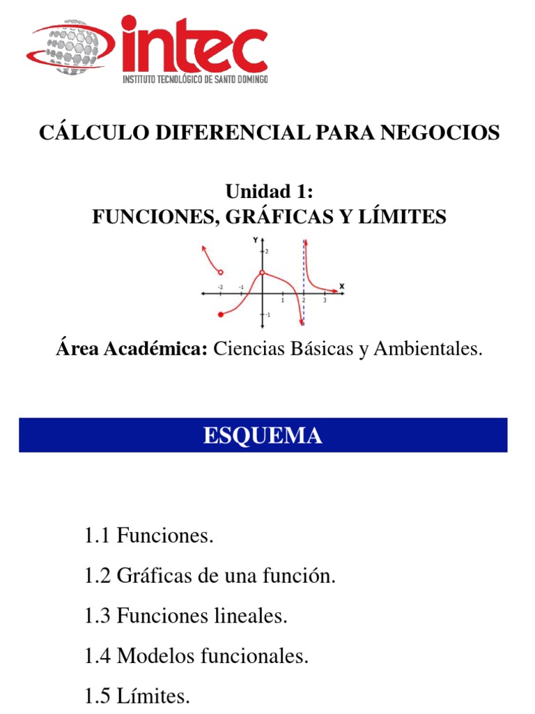Funciones y Gráficas en Cálculo | PDF | Función (Matemáticas) | Línea ...
