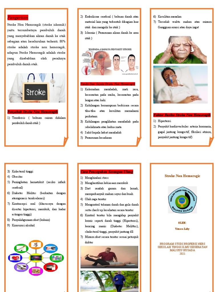 Leaflet Stroke Non Hemoragik | PDF