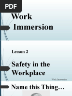 MODULE 1 Work Immersion | PDF | Learning | Employment