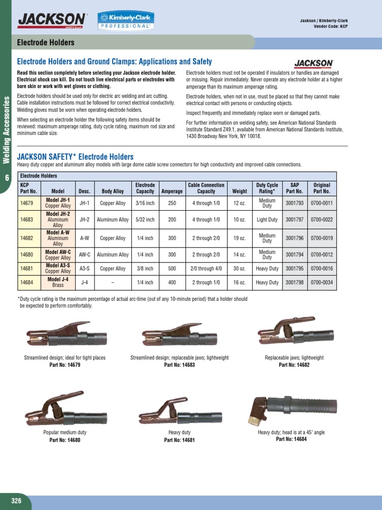 Catálogo Jackson | PDF | Electrical Connector | Welding