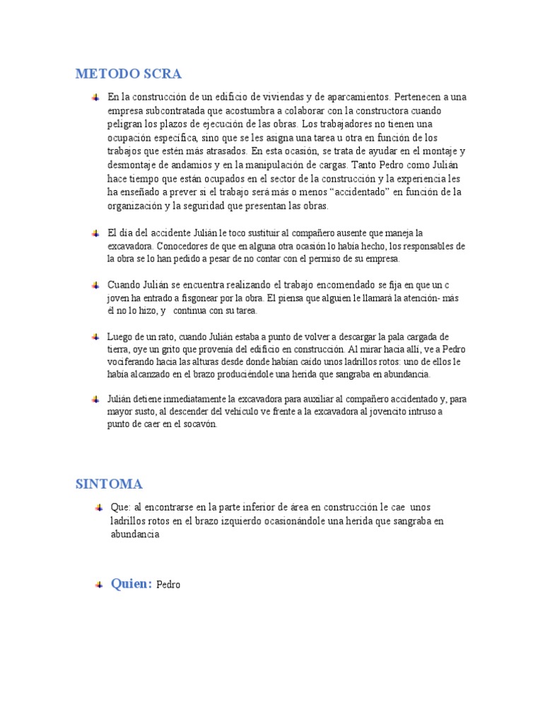 Metodo Scra | PDF | Andamio | Business