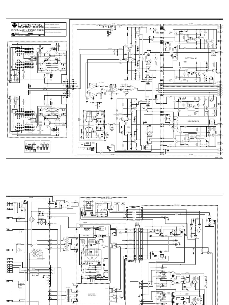 Input, Main + Power PCB'S: 14B-MB 14B-PWR | PDF