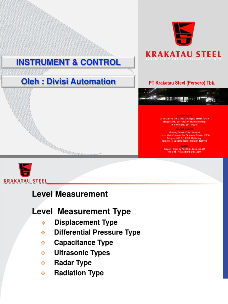 Level Measurement | PDF