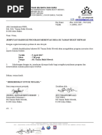 Surat Permohonan Sumbangan YB | PDF