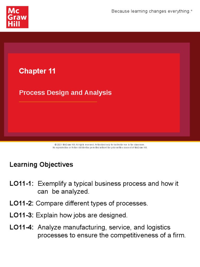 Chapter 11 Process Analysis | PDF | Inventory | Business