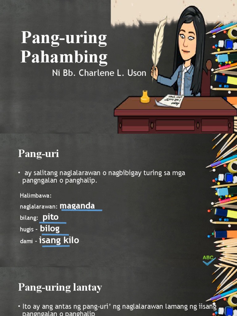 Pang-Uring Pahambing | PDF