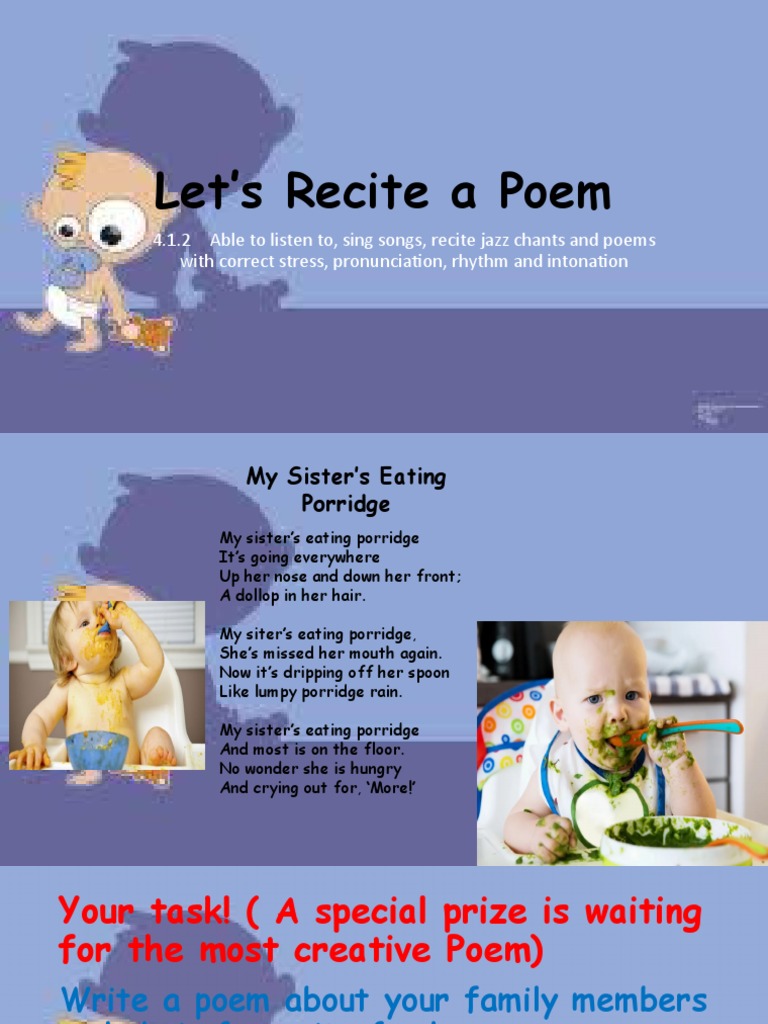 Year 6 UNit 3 Recite Poem | PDF
