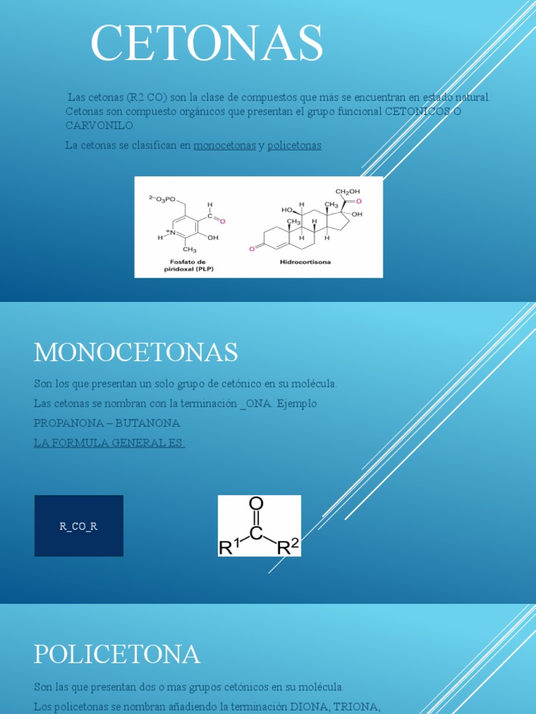 Grupo Funcional Cetona Cetonas Y Aldehídos