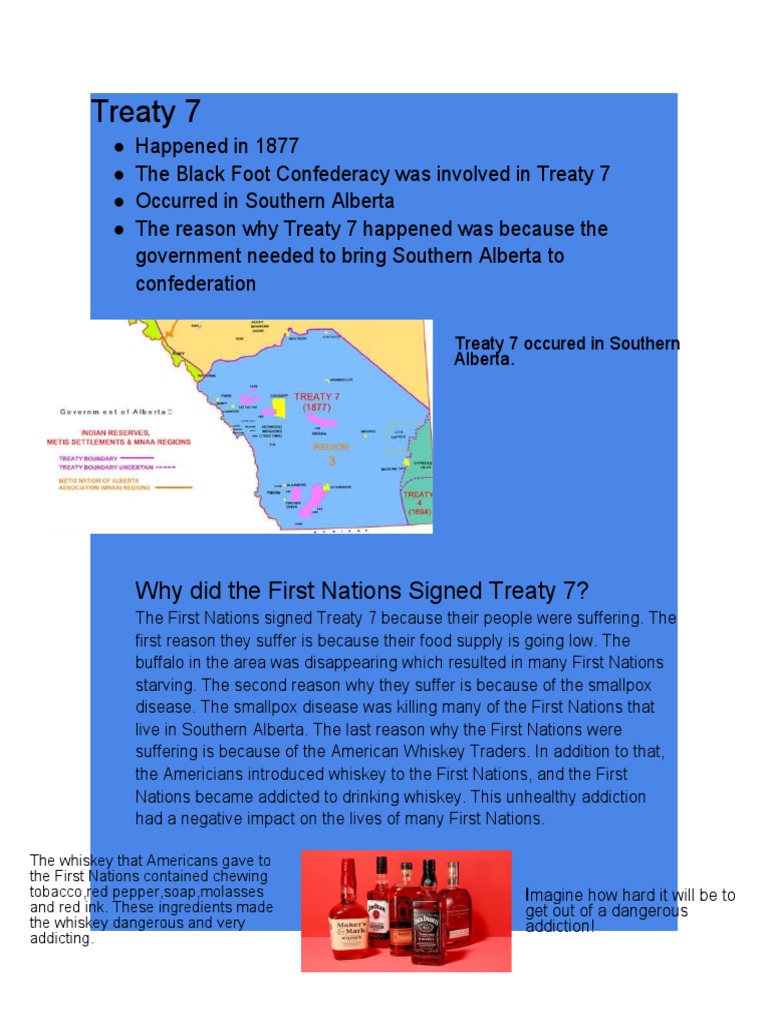 Treaty 7: Why Did The First Nations Signed Treaty 7? | PDF | First ...