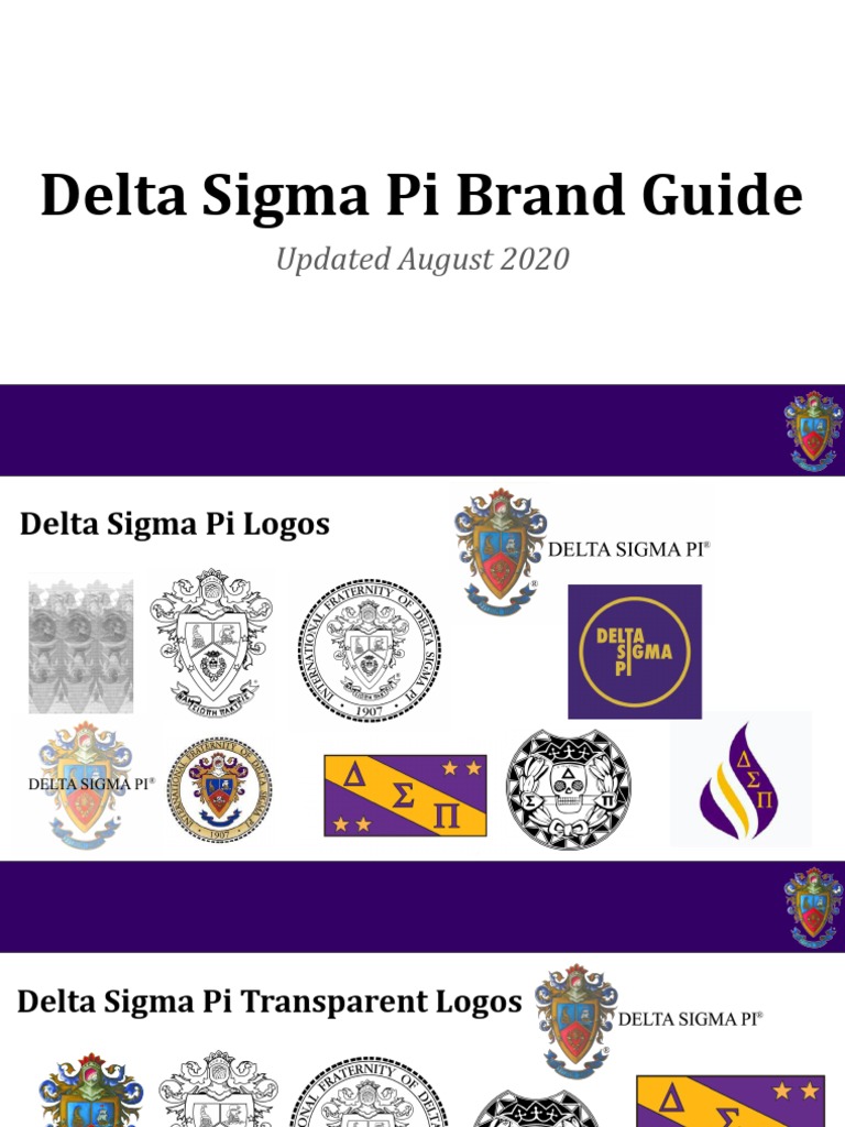Delta Sigma Pi Branding Essentials | PDF | Games & Activities | Computers