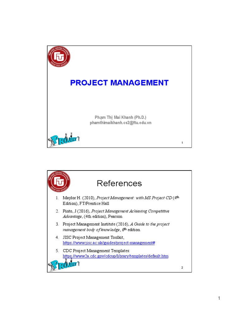 Project Management: References | Download Free PDF | Project Management ...