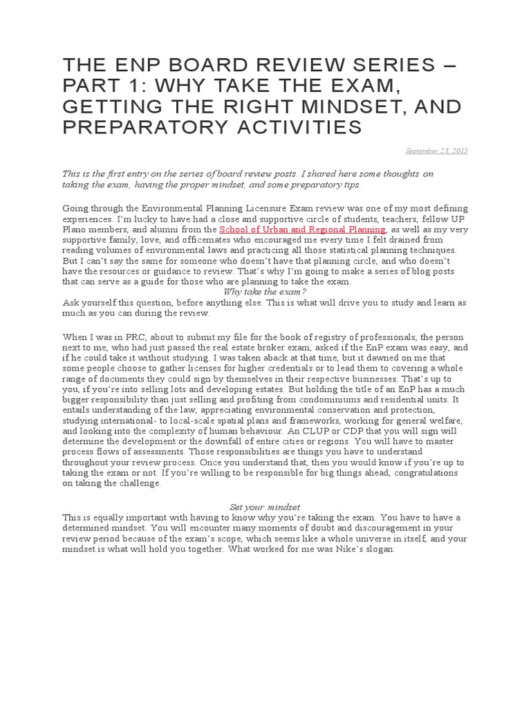 The Enp Board Review Series | Download Free PDF | Licensure | Academic ...