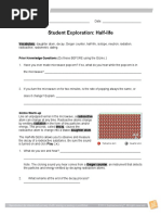 Student Exploration: Half-Life: Vocabulary: Daughter Atom, Decay ...